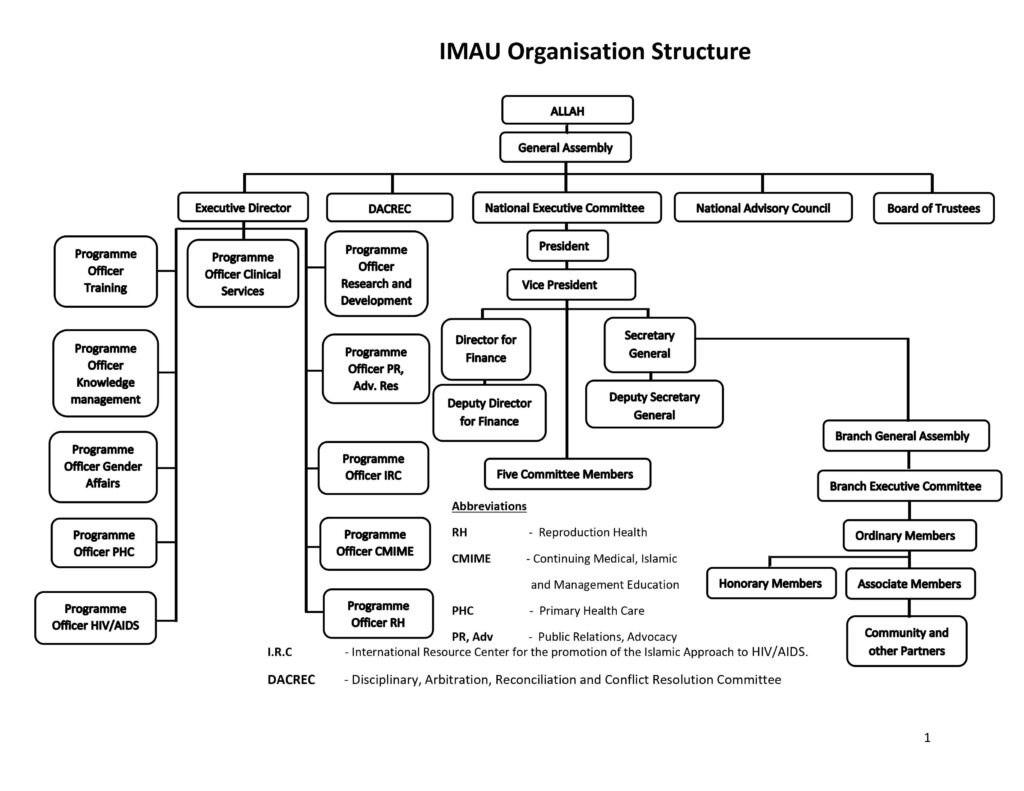 Organization Structure – IMAU